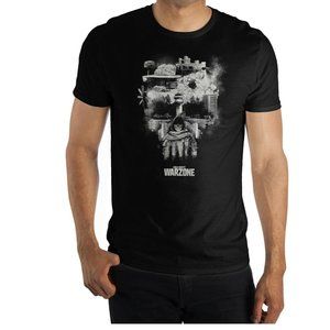 Activision | Shirts | Mens Call Of Duty Warzone Battle Skull Tshirt ...